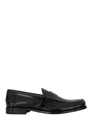 TOD'S TOD'S Semi-Shiny Leather Penny Loafers