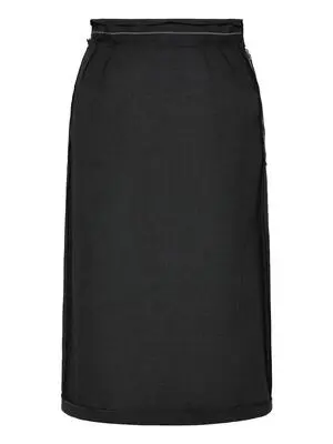 MAISON MARGIELA MAISON MARGIELA Reversed Wool Midi Skirt