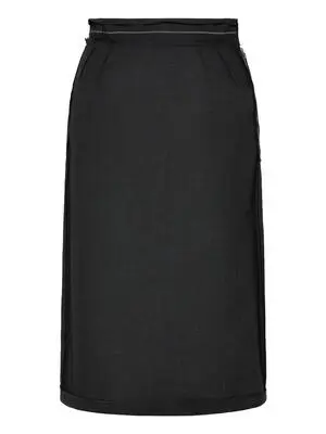 MAISON MARGIELA MAISON MARGIELA Reversed Wool Midi Skirt