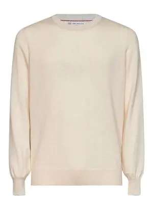 Brunello Cucinelli Cashmere Crew Neck Sweater - Multicolor