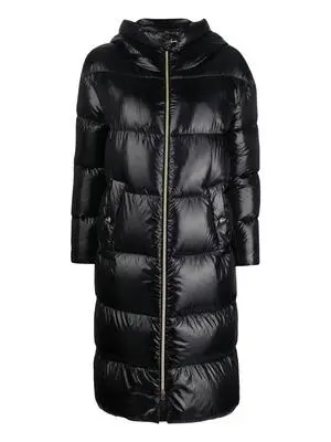 Herno Long Quilted Puffer Jacket - Black