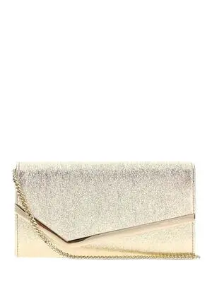JIMMY CHOO Jimmy Choo Women Emmie Platinum Ice Brilliance Fabric Clutch Bag Silver