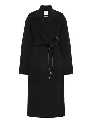 Sportmax Oversized Wool Coat - Black
