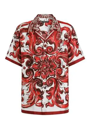 Dolce & Gabbana Camicia Stampa Maiolica - Multicolor