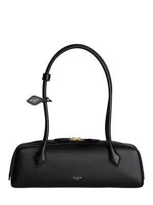 Alaïa Le Teckel Medium Calfskin Shoulder Bag - Black