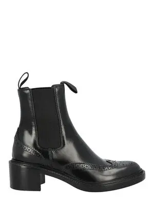 Saint Laurent Vincent Smooth Leather Chelsea Boots - Black
