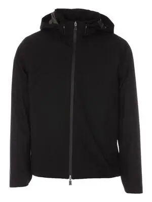 Herno Casual Hooded Jacket - Black