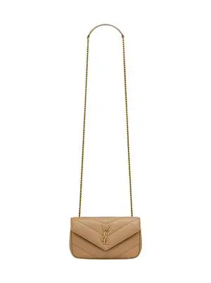 Saint Laurent Saint Laurent Loulou Mini Bag Brown