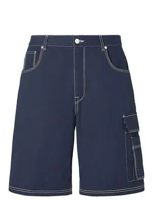 Fendi FENDI Canvas Cargo Shorts Blue