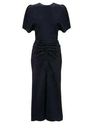 Victoria Beckham Bela Midi Dress - Blue