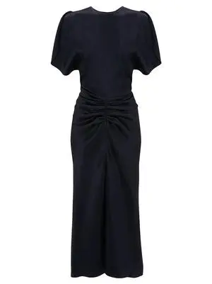 Victoria Beckham Bela Midi Dress - Blue