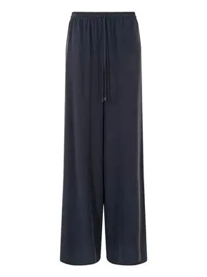 Max Mara Silk Trousers - Blue