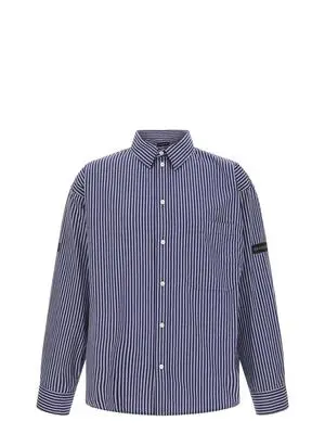 Balenciaga Camicia A Righe - Blue