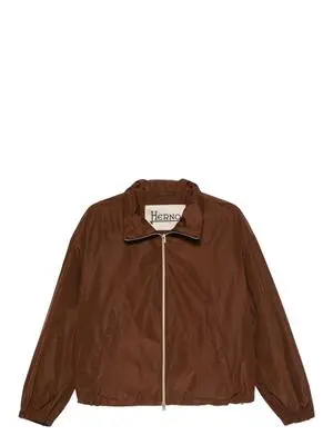 Herno Techno Taffeta Short Jacket - Brown