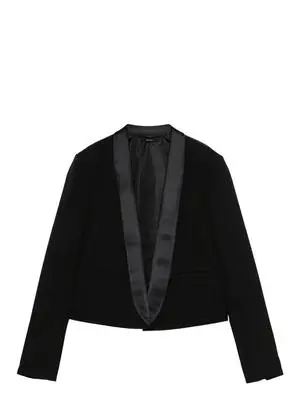 TOM FORD Bi-color Tuxedo Jacket - Black