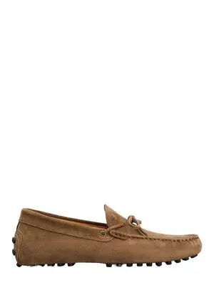 TOD'S Tod's Men Gommino Suede Loafers With Lace Multicolor