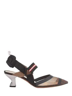 FENDI Fendi Women Tech Mesh Colibrì Slingbacks