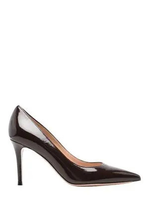 GIANVITO ROSSI GIANVITO ROSSI Glossy Nappa Leather Pumps Red