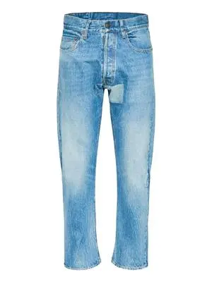 MAISON MARGIELA Cotton Denim Trousers - Blue