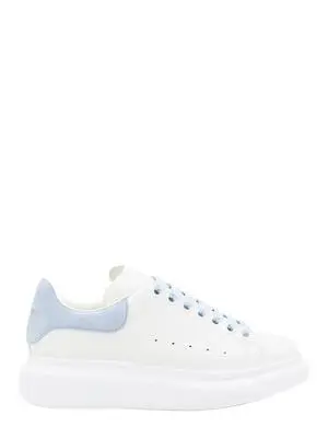 Alexander McQueen Leather Oversized Sneakers - Blue