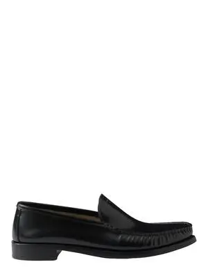 Prada Leather Loafers - Black