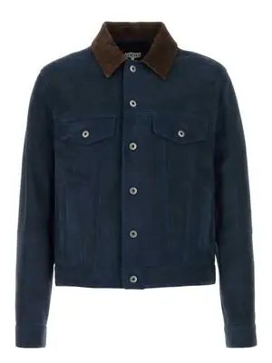 Loewe Suede Jacket - Blue