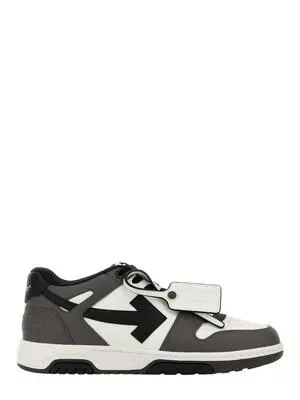 Off-White Off White Men Two-Tone Leather Out Of Office Sneakers Multicolor