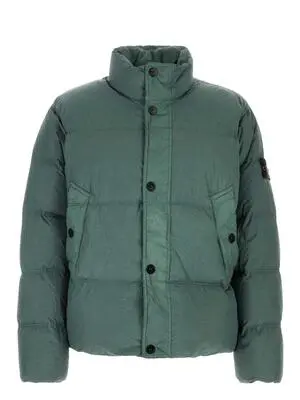 Stone Island Nylon Down Jacket - Green