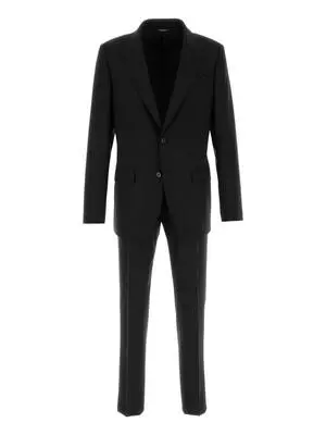 Dolce & Gabbana Stretch Wool Suit - Black