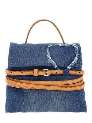 Moschino Tie Me Handbag - Blue