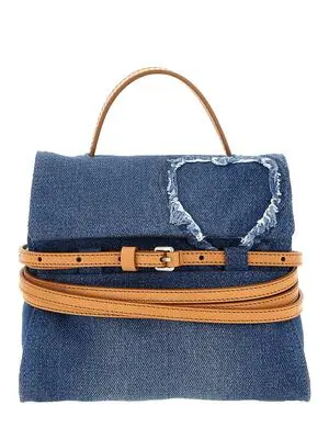 Moschino Tie Me Handbag - Blue