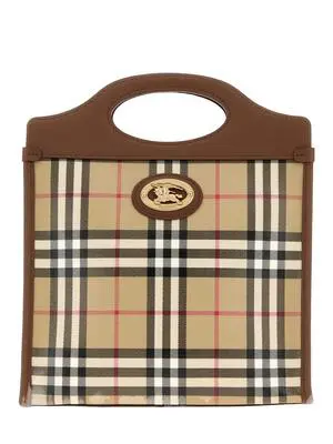 Burberry Coated Canvas Mini Pocket Handbag - Multicolor