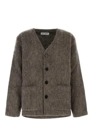 Our Legacy OUR LEGACY Mud Wool Blend Oversize Cardigan Brown
