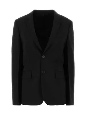 Fendi Mohair Blend Blazer - Black