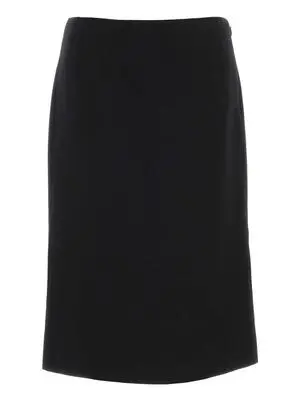 Fendi Wool Blend Skirt - Black
