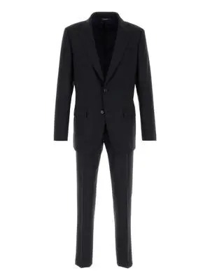 Dolce & Gabbana Midnight Stretch Wool Suit - Blue