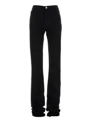 Attico Stretch Denim Jeans - Black