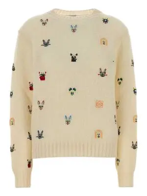 Loewe LOEWE Wool Blend Sweater Yellow
