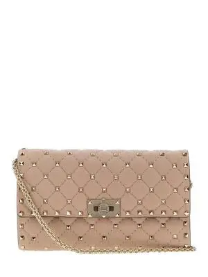 Valentino Garavani Rockstud Spike Clutch - Pink