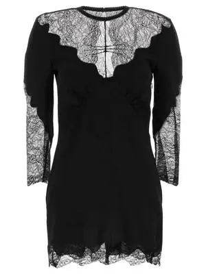 Attico Crepe Dress - Black