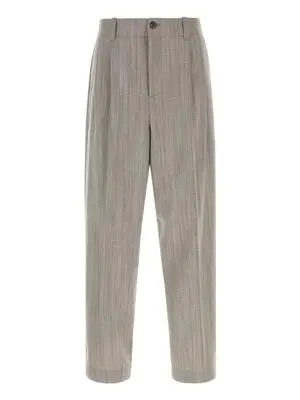 GOLDEN GOOSE Wool Blend Pant - Brown