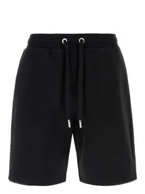 AMI Paris Cotton Bermuda Shorts - Black