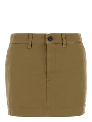 Balenciaga BALENCIAGA Denim Mini Skirt Green