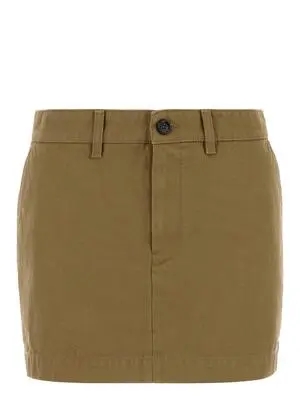 Balenciaga Denim Mini Skirt - Green
