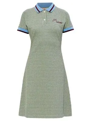 Marni Check Mini Dress - Green