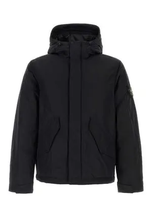 Stone Island Polyester Blend Padded Jacket - Black