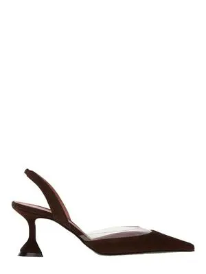 Amina Muaddi Amina Muaddi Women Brown Suede Lara Pumps Brown