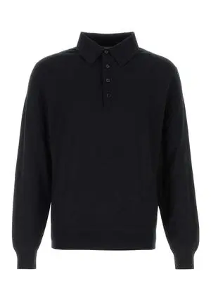 TOM FORD Wool Polo - Black