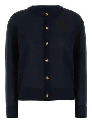 Bottega Veneta Silk Cardigan - Blue