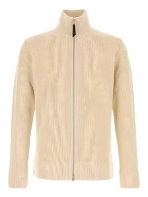 MAISON MARGIELA MAISON MARGIELA Sand Cotton Blend Cardigan Brown